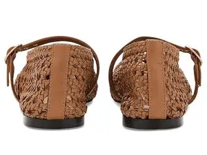 Madewell Remy Grommet Mary Jane Flat Shoes - Brown
