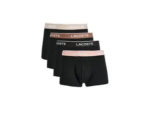 Lacoste 5-pack Logo Trunks Underwear /brown/pink - Black