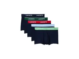 Lacoste 5-pack Logo Trunks Underwear /brown/pink - Blue