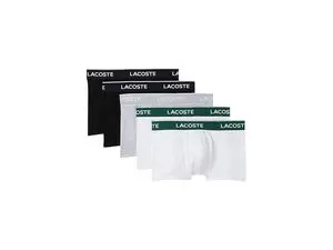 Lacoste 5-pack Logo Trunks Men's Underwear Navy Blue/multicolor Gray