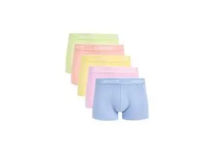 Lacoste 5-pack Logo Trunks Underwear /brown/pink - Multi