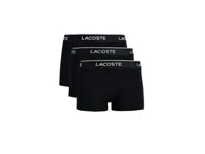 Lacoste 3-pack Crocodile Logo Trunks Underwear - Black/multicolor