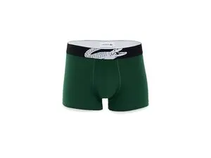 Lacoste 3-pack Crocodile Logo Trunks Underwear /white/navy Blue - Multi
