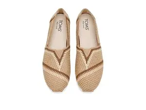 Toms Alpargata Classic Woven Slip-on Shoes - Brown