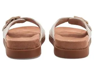 Toms Marin Slide Sandals With Adjustable Buckle - Gray