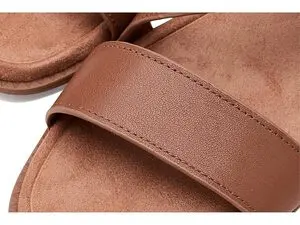 Toms Mar Leather Sandals With Adjustable Buckle - Brown