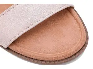 Toms Mar Leather Sandals With Adjustable Buckle - Gold