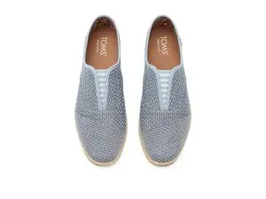 Toms Palmera Plus Espadrille Flats - Blue