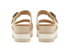 Toms Diana Mule Buckle Wedge Sandal - Gray