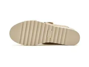 Toms Diana Mule Buckle Wedge Sandal - Gray