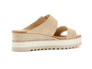 Toms Diana Mule Buckle Wedge Sandal - Gray