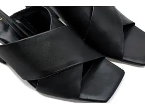 Vince Camuto Kespa Cross Band Mule Sandals - Black