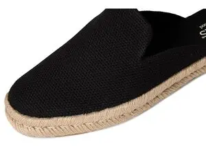 Toms Santiago Suede Mule Flats - Black