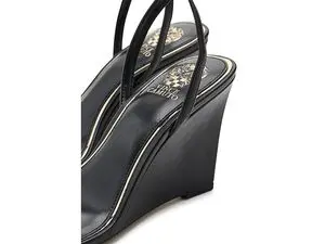 Vince Camuto Ambee Ankle Strap Wedge Sandals - Black