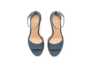 Vince Camuto Felyn Espadrille Wedge Sandals With Ankle Strap - Blue
