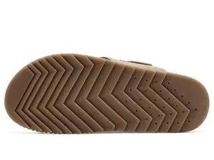 Vince Camuto Buckled Toe Loop Slide Sandals - Beige