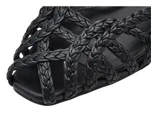 Vince Camuto Stiorra Braided Flat Sandals - Black