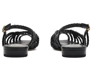 Vince Camuto Stiorra Braided Flat Sandals - Black
