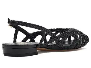 Vince Camuto Stiorra Braided Flat Sandals - Black