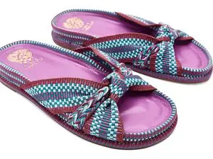 Vince Camuto Gryfynn Knotted Woven Slide Sandals - Multi