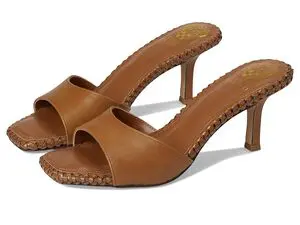 Vince Camuto Emmla Stitched Mule Sandals - Brown