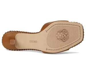 Vince Camuto Emmla Stitched Mule Sandals - Brown