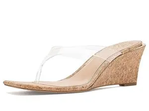Vince Camuto Cianna Thong Wedge Sandals - Clear