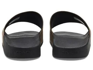 COACH Signature Canvas Pool Slides - Tan