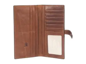 THE FRYE COMPANY Melissa Slim Wallet Wallet Handbags Cognac