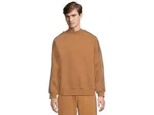 UGG UGG Tasman Crewneck Sweatshirt With UGGbraid Trim Chestnut