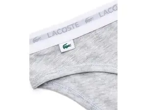 Lacoste 3-pack Stretch Cotton Briefs Underwear Noir/blanc/gris Chine - Multi