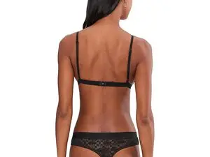Lacoste Logo Waist Lacy String Thong Underwear