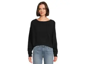 UGG Novalie Slouchy Pullover Sweatshirt - Black
