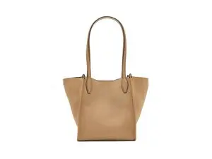 Madewell The Lexington Small Tote In Suede - Walnut Shell