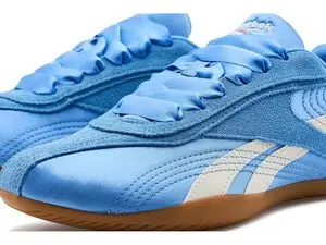 REEBOK Ultra Lo Satin And Suede Lace-up Sneakers - Blue