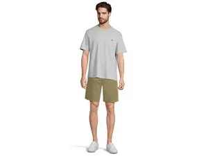 Lacoste Cotton T-shirt T Shirt Silver Chine
