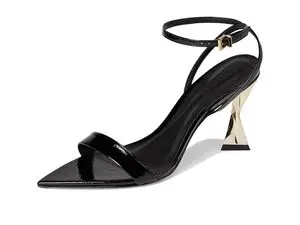 Schutz Elisha Patent Leather Sculptural High Heel Sandals
