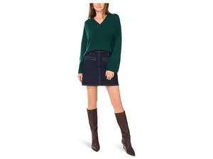 Vince Camuto Wide Sleeve High-low V-neck Sweater