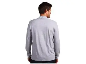 Lacoste Long Sleeve Classic Chine Pique Polo Shirt Clothing Silver Grey Chine - Gray