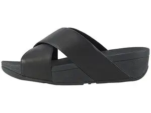 Fitflop Lulu Cross Slide Leather Sandals