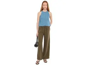 Madewell Airy Denim Halter Top