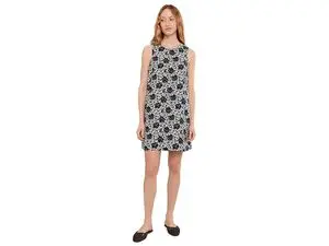 Madewell Floral Print Linen Mini Shift Dress - Beige