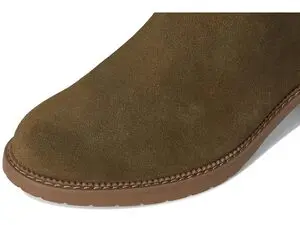 Toms Hailey Buckle Block Heel Boots - Olive