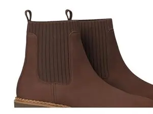 Toms Millie Calf-high Boots With Ribbed Detail And Block Heel - Brown
