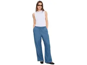 Madewell Wide Leg Denim Pull-on Pants Irving Wash