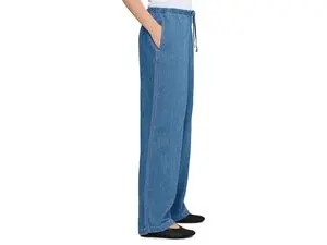 Madewell Wide Leg Denim Pull-on Pants Irving Wash