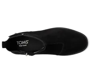 Toms Astrid Suede Lug Sole Boots - Black