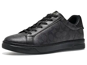 COACH COACH High Line Signature Canvas Lace-Up Sneakers Graphite/black