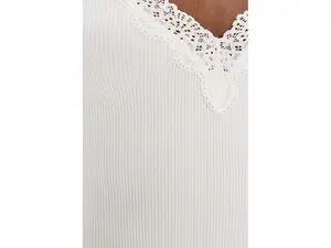 Madewell Lace-trim Ribbed V-neck Tank