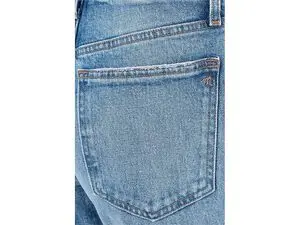 Madewell The Longline Straight Jean In Pickett Wash - Navy